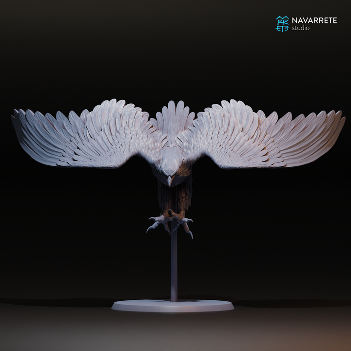3D Printable Eagle 2 by Navarrete Studio