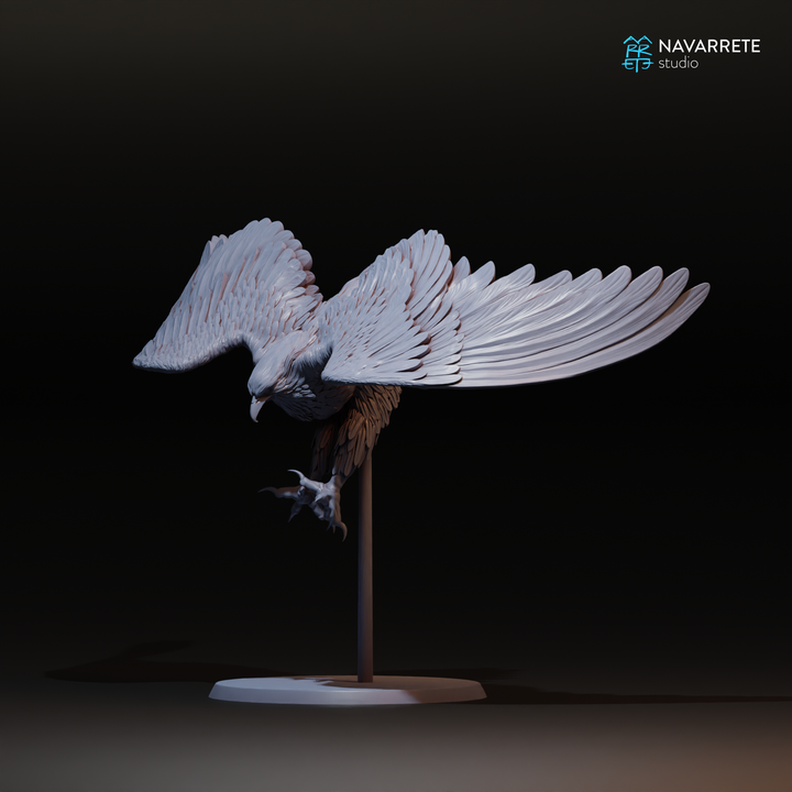 3D Printable Eagle 2 by Navarrete Studio