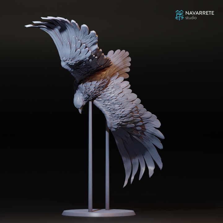 3D Printable Eagle 3 by Navarrete Studio