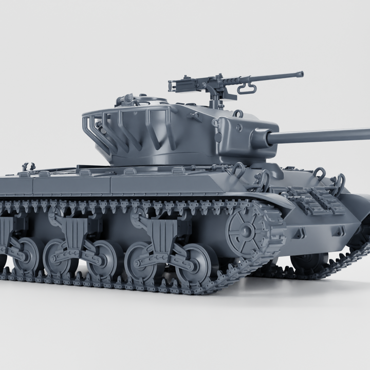 3D Printable T23 Medium Tank (US, WW2) by Wargame3d