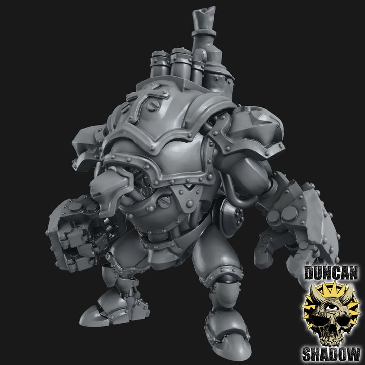 3D Printable Holy Golem (Pre Supported) by Duncan Shadow