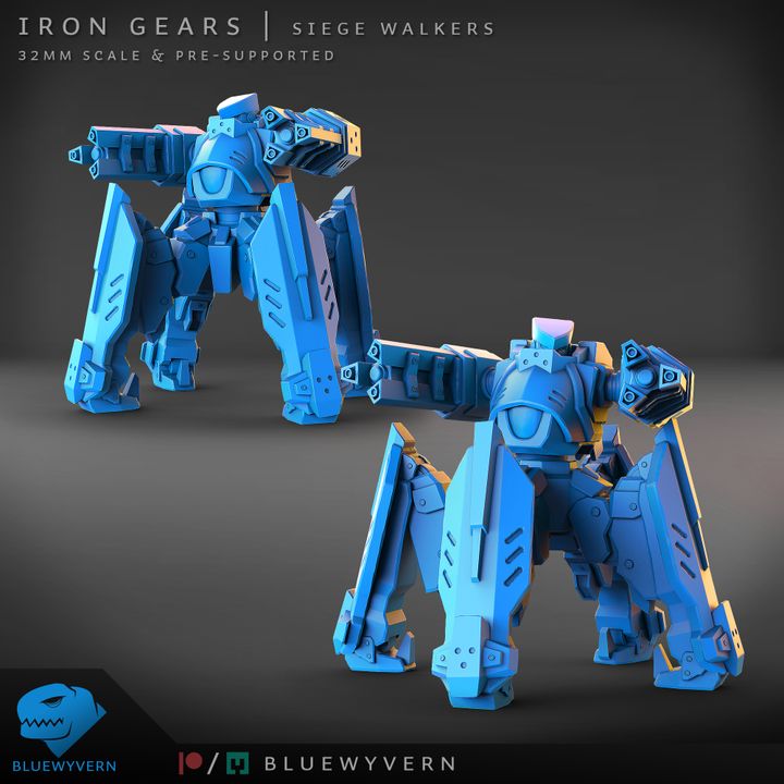 3D Printable Iron Gears - Complete Set C by BlueWyvern