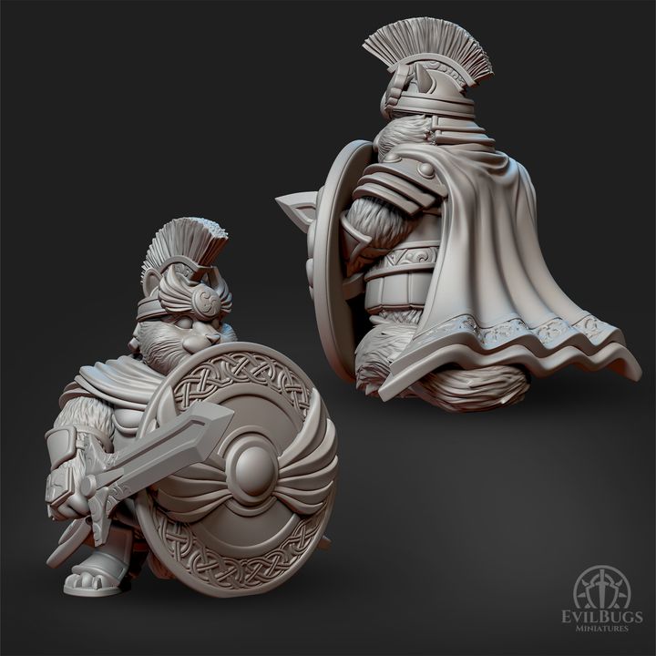 3D Printable Tiberius Cattus by EvilBugs