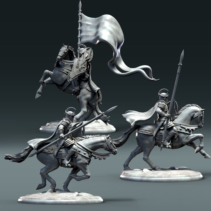 3D Printable Elf rider pack by clynche art
