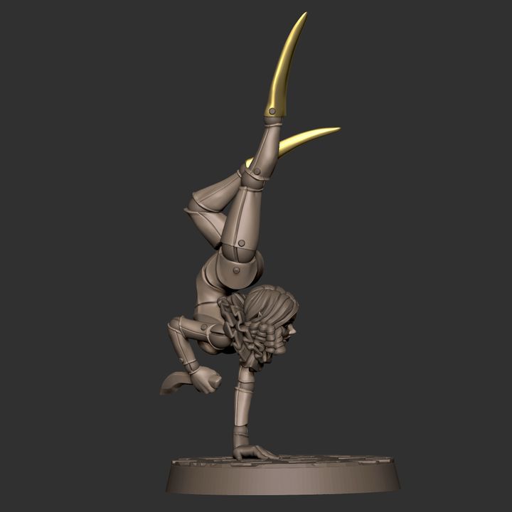 3D Printable Spider Trainer Contortionist (2 Versions) by Bite the Bullet