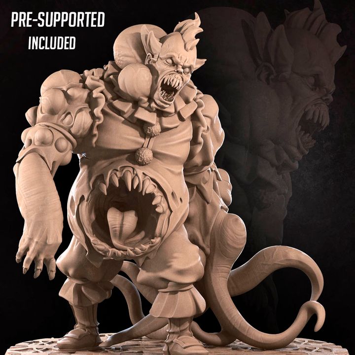3d Printable Mutation Clown By Bite The Bullet