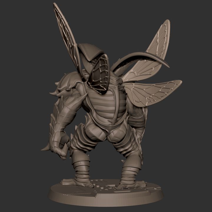 3D Printable Swarm Space Monster by Bite the Bullet