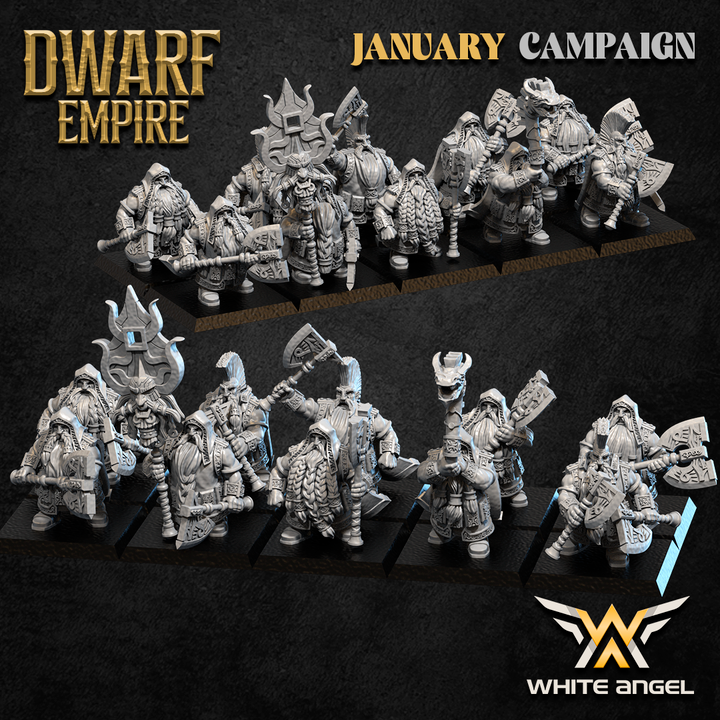 3D Printable DWARF PRIEST KILLER - DWARF EMPIRE (JANUARY 2025 CAMPAIGN ...