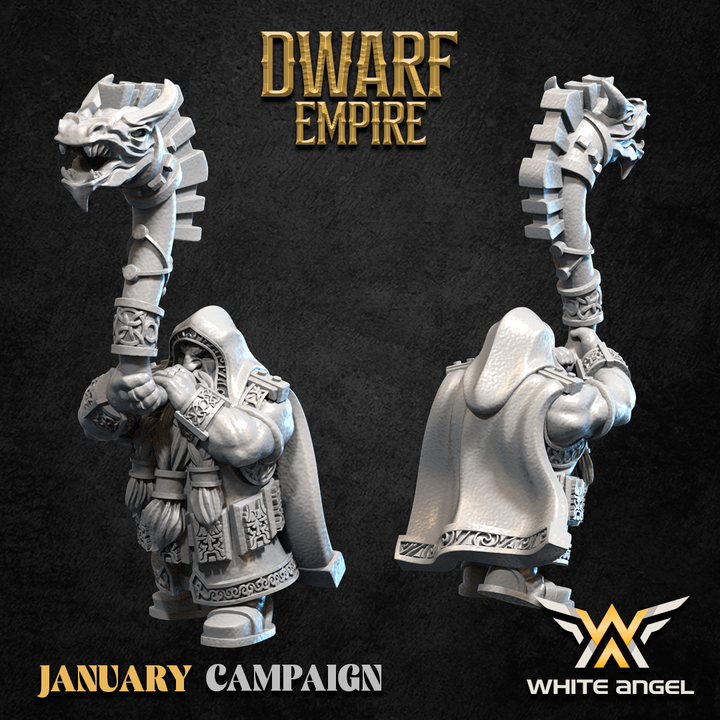 3D Printable DWARF PRIEST KILLER - DWARF EMPIRE (JANUARY 2025 CAMPAIGN ...