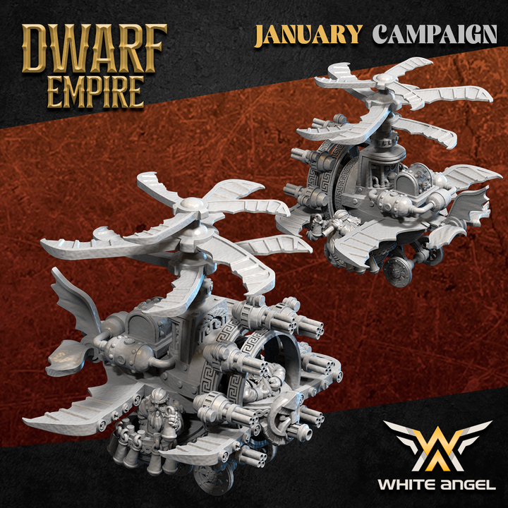 3D Printable GREAT GYRO - DWARF EMPIRE (JANUARY 2025 CAMPAIGN) by WHITE ...