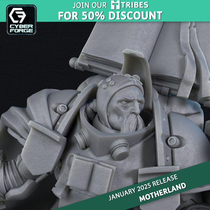 3D Printable Cyber Forge Miniatures - 2025 - January - Motherland by ...