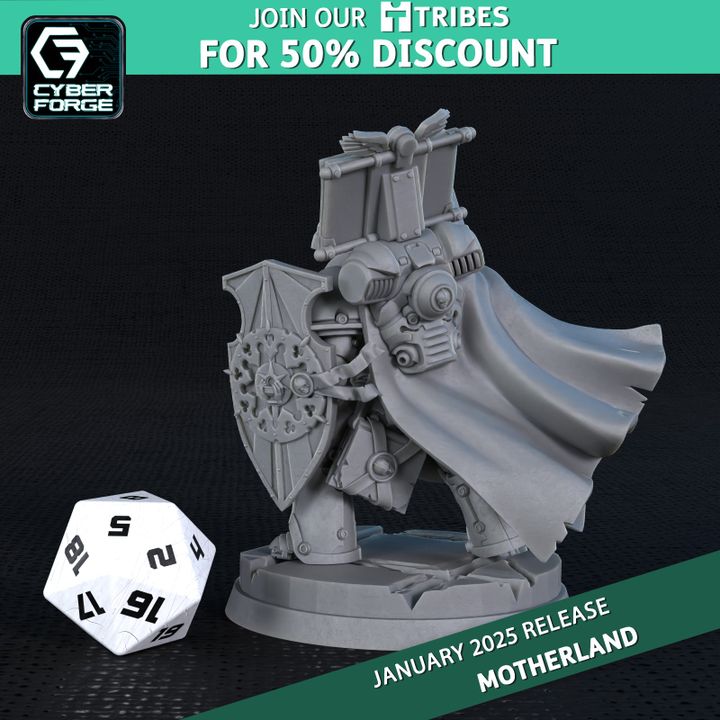 3D Printable Cyber Forge Miniatures - 2025 - January - Motherland by ...