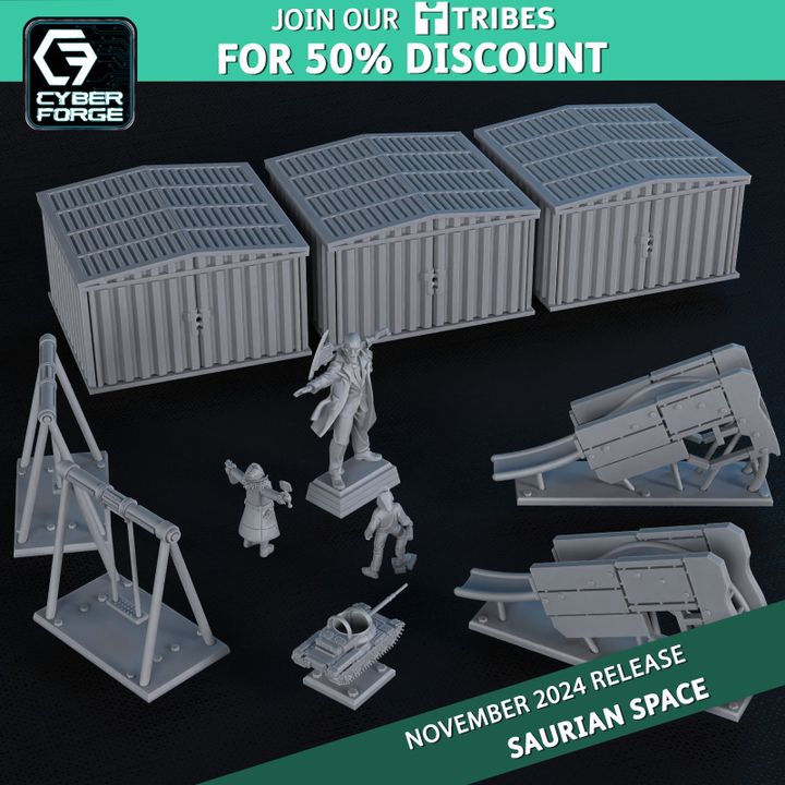 3D Printable Cyber Forge Miniatures - 2025 - January - Motherland by ...