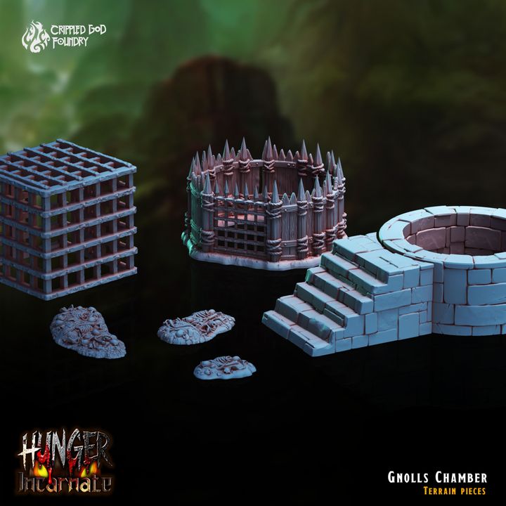 3D Printable Hunger Incarnate ~ January '25 Fantasy Bundle by Crippled ...