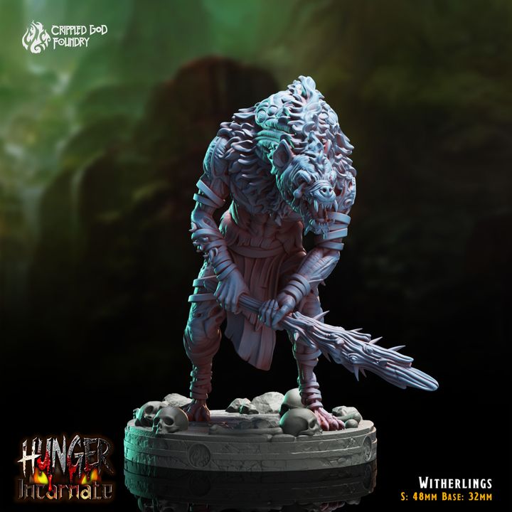 3D Printable Hunger Incarnate ~ January '25 Fantasy Bundle by Crippled ...