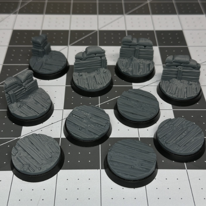 3D Printable Trench Base Set by Goon Master