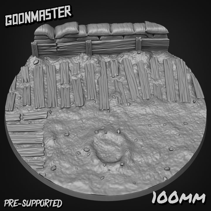 3D Printable Trench Base Set by Goon Master