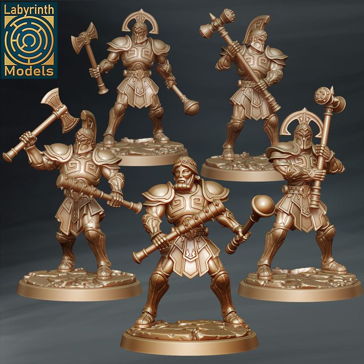 3D Printable Hephaestus' Automatons kit - 32mm scale by Labyrinth Models