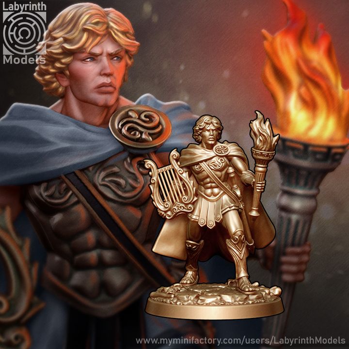 3D Printable Orpheus - 32mm scale by Labyrinth Models
