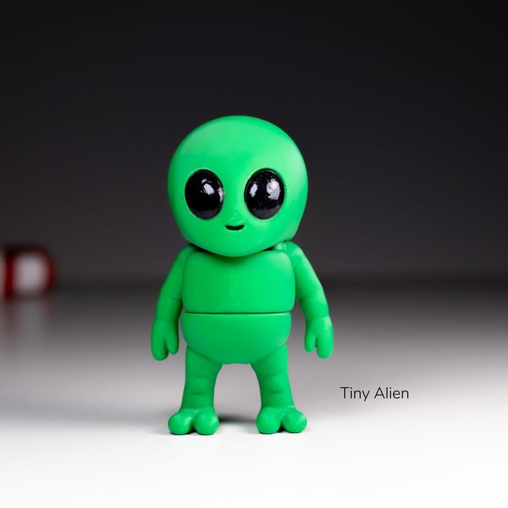 3D Printable Tiny Alien by ZOU3D