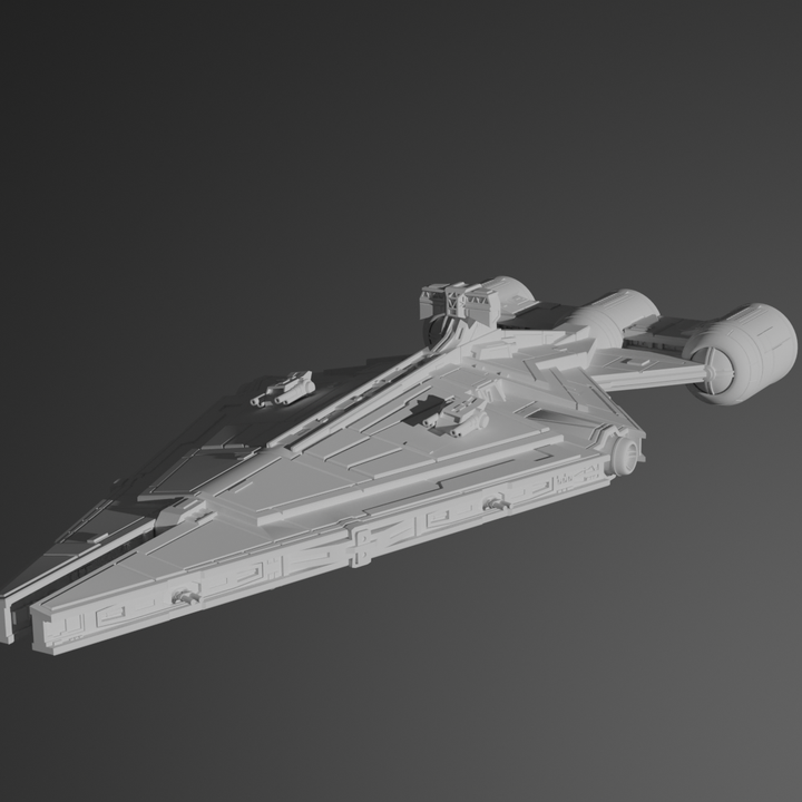 3D Printable Protector-class Light Warship Republic by Robbes Workshop