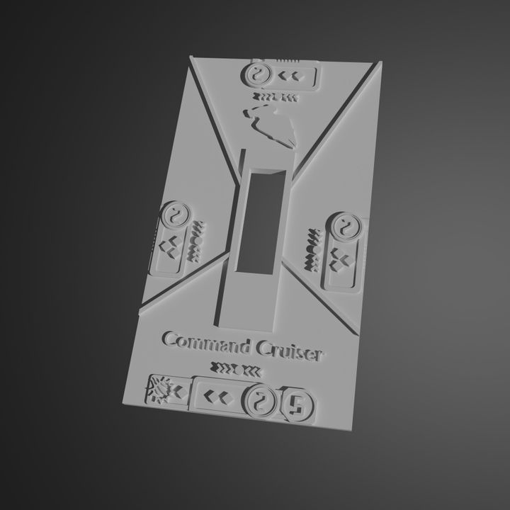 3D Printable Firing arcs - Protector-class Light Warship by Robbes Workshop