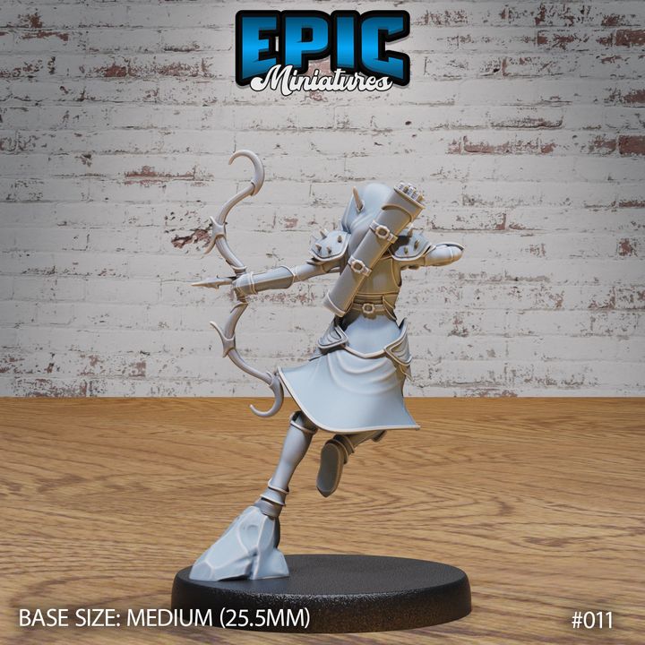 3D Printable Dark Elf Army Set A / Elven Fighter / Elvish Warrior ...