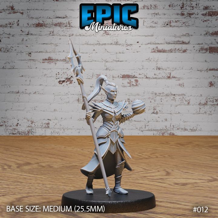 3D Printable Dark Elf Army Set A / Elven Fighter / Elvish Warrior ...