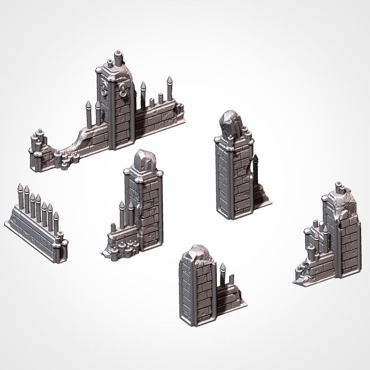 3D Printable GRAVEYARD by Txarli Factory