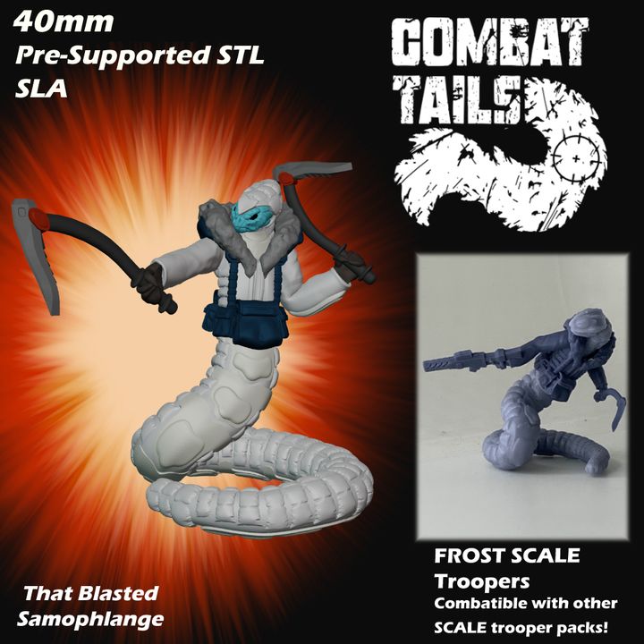 3D Printable FROST SCALE Troopers by That Blasted Samophlange