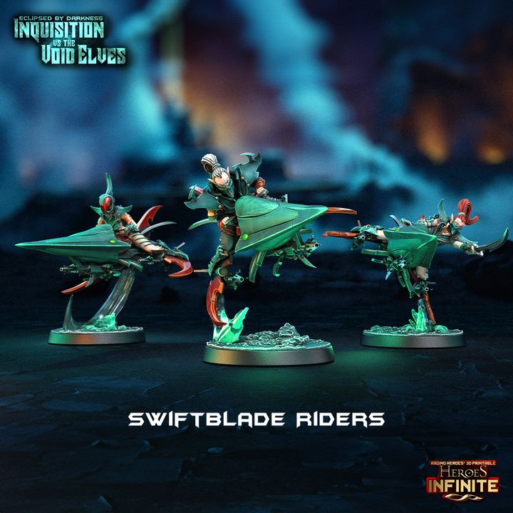 3D Printable Swiftblade Riders by Heroes Infinite