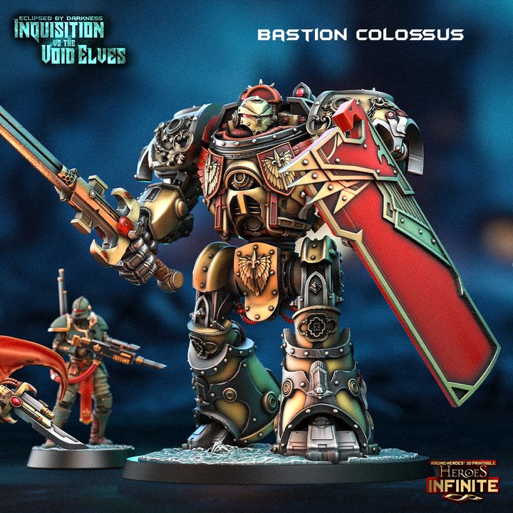 3D Printable Bastion Colossus by Heroes Infinite