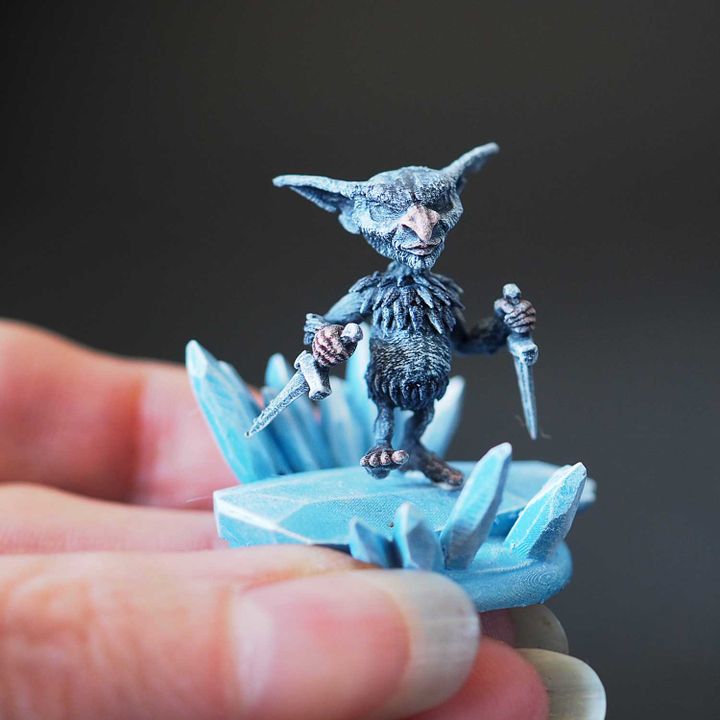 3D Printable Ice goblin 1 by La Louve 3D