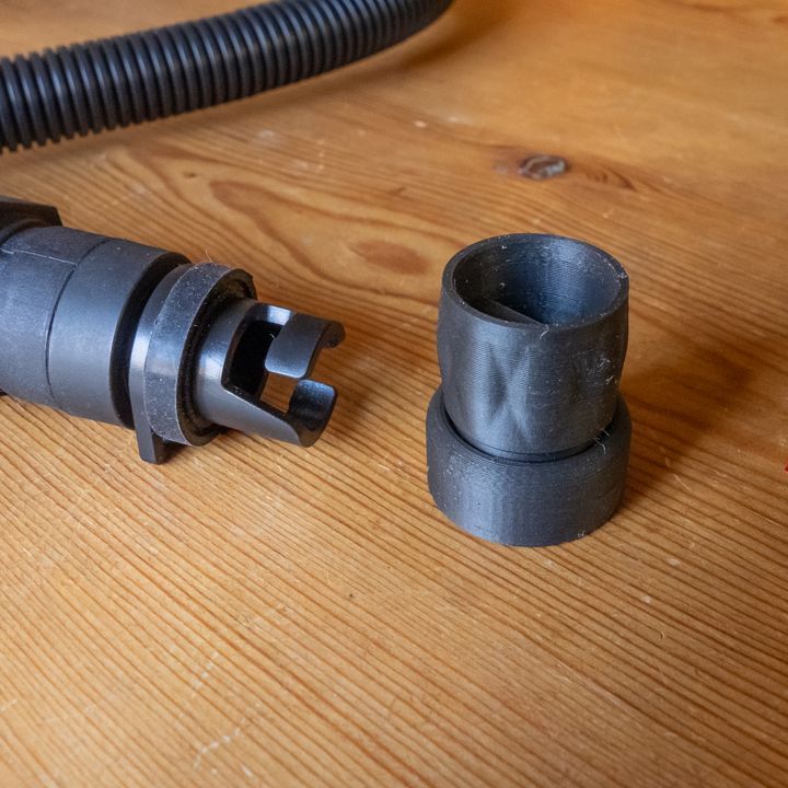 3D Printable SUP to Twist-Lock Pump Adapter by Juri Munkki
