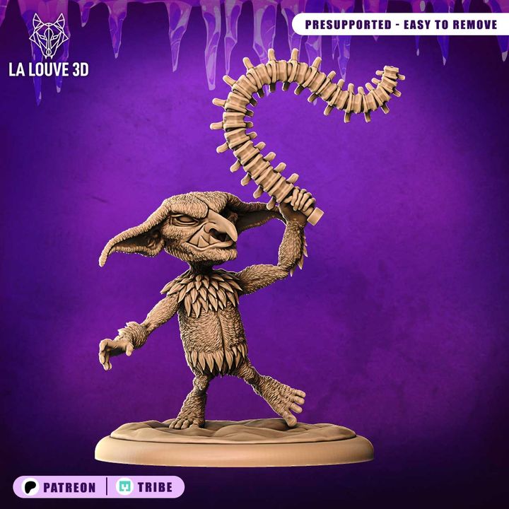 3D Printable Ice goblin 3 by La Louve 3D