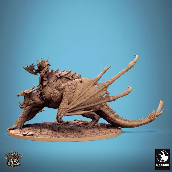 3D Printable Pack Brutal Wyvern by Rescale Miniatures
