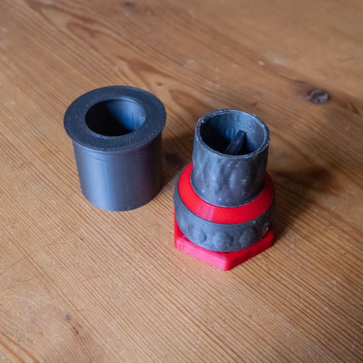3D Printable SUP to Duotone Pump Adapter for Wings and Kites by Juri Munkki