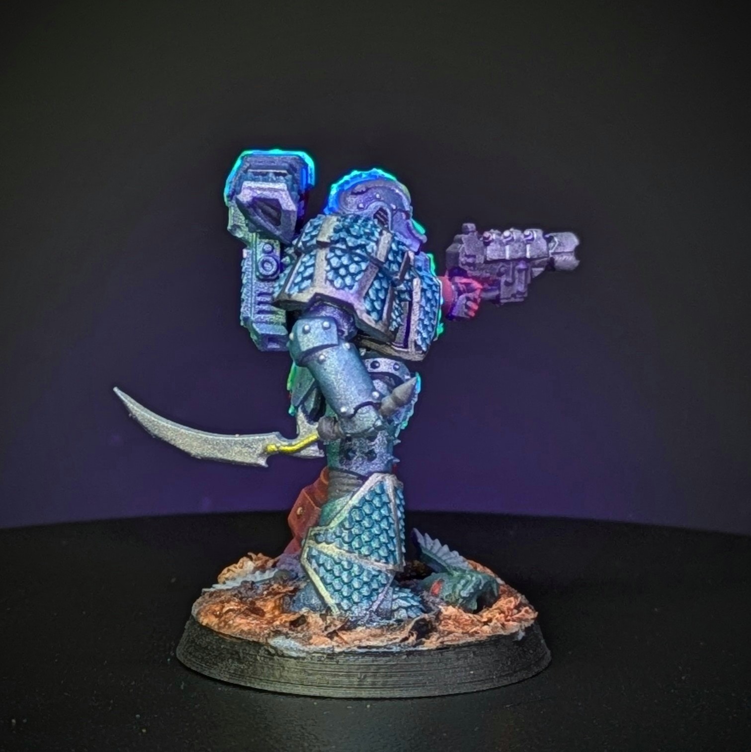 3D Printable Mk Hex Uncloaking Serpent Agent by Traktor Miniatures