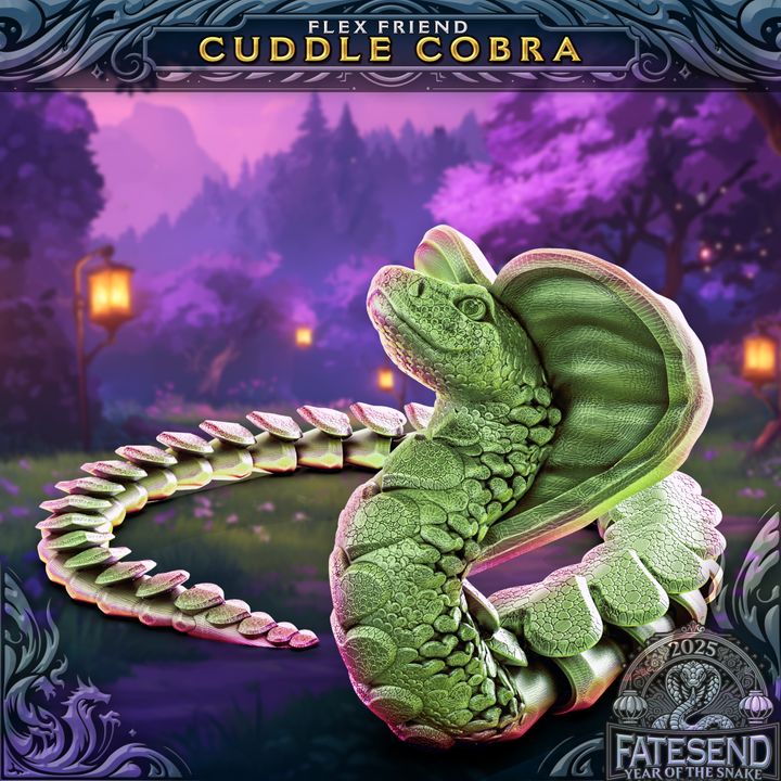 3D Printable Cuddle Cobra - FatesEnd Flexy Friend by FatesEnd