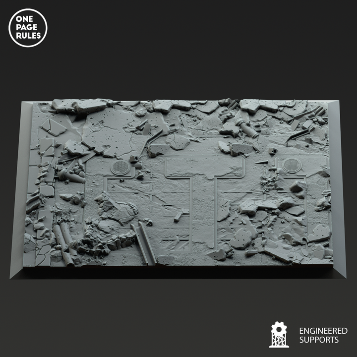 3D Printable Urban Terrain - Bases by One Page Rules