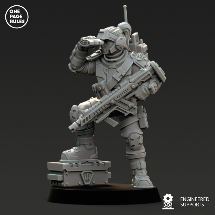 3D Printable Company Leader (Forward Observer) - Human Defense Force by ...