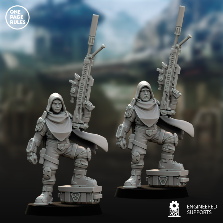3D Printable Company Leader (Sniper) - Human Defense Force by One Page ...