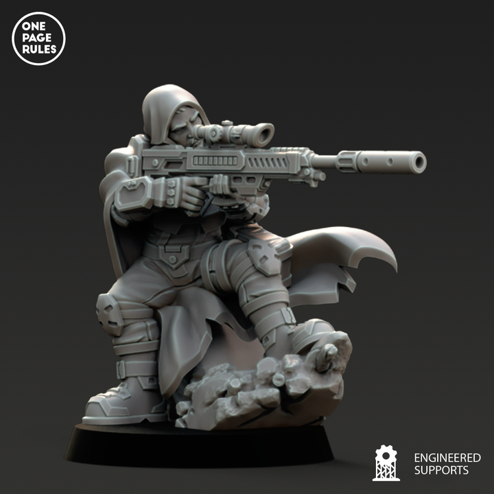3D Printable Snipers - Human Defense Force by One Page Rules