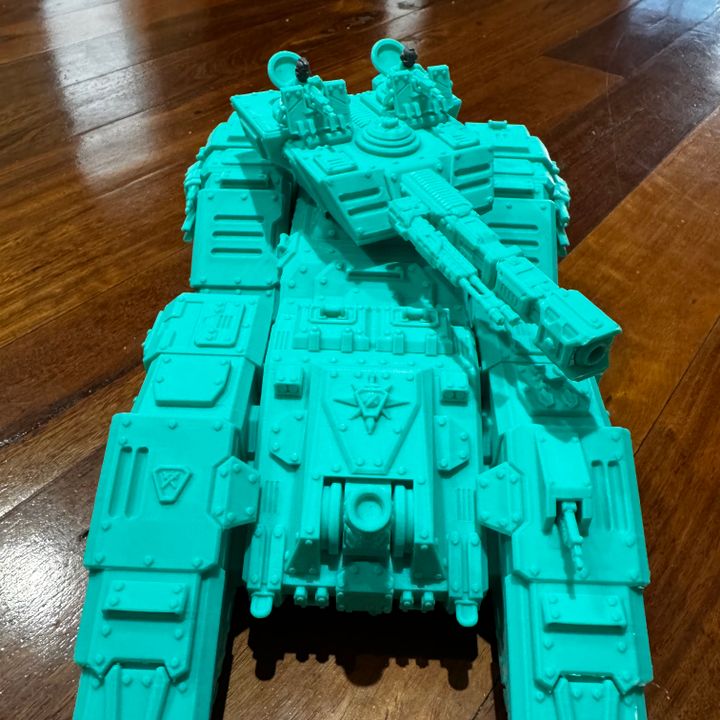 3D Print of Heavy Tank - Human Defense Force by Xerximus