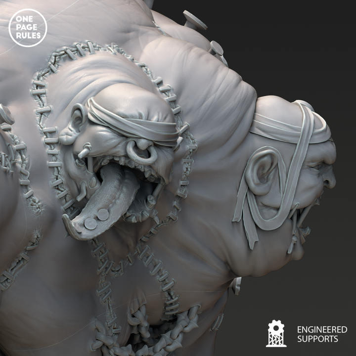 3D Printable Butcher Titan - Vampiric Undead by One Page Rules
