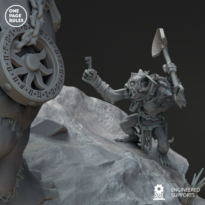 3D Printable Butcher Titan - Vampiric Undead by One Page Rules