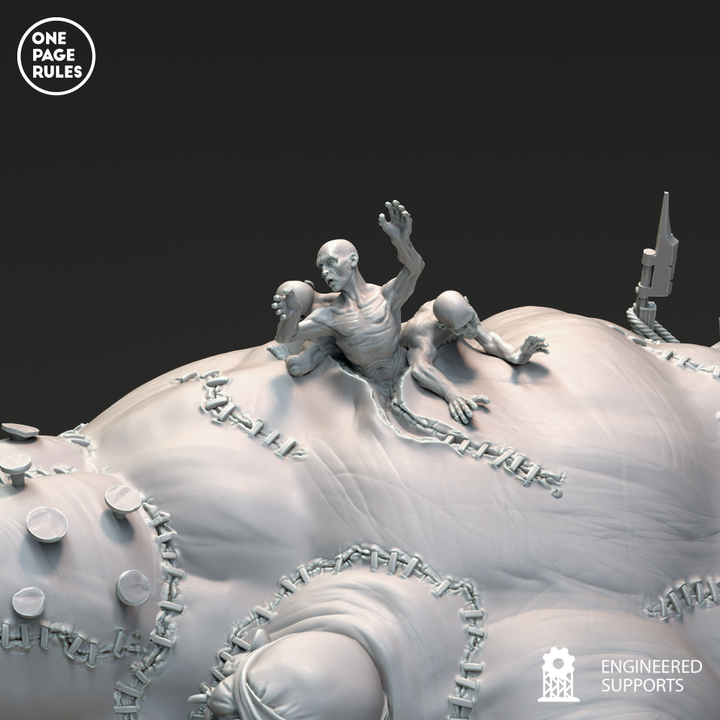 3D Printable Butcher Titan - Vampiric Undead by One Page Rules