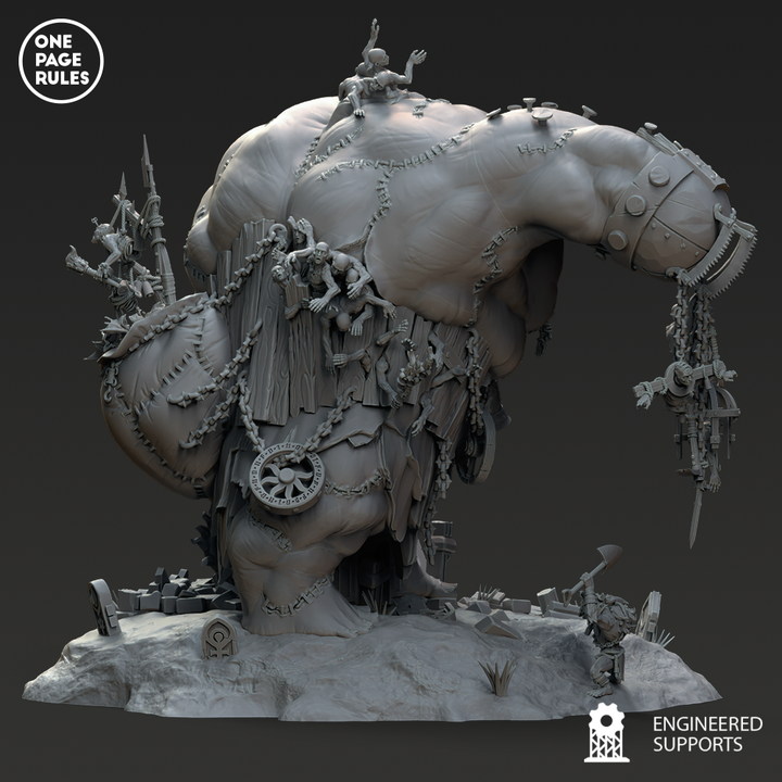 3D Printable Butcher Titan - Vampiric Undead by One Page Rules