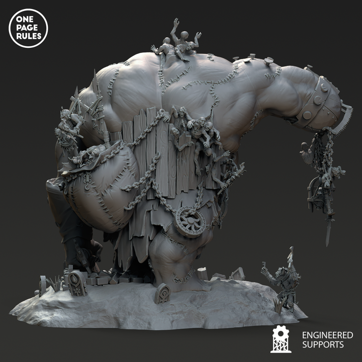 3D Printable Butcher Titan - Vampiric Undead by One Page Rules