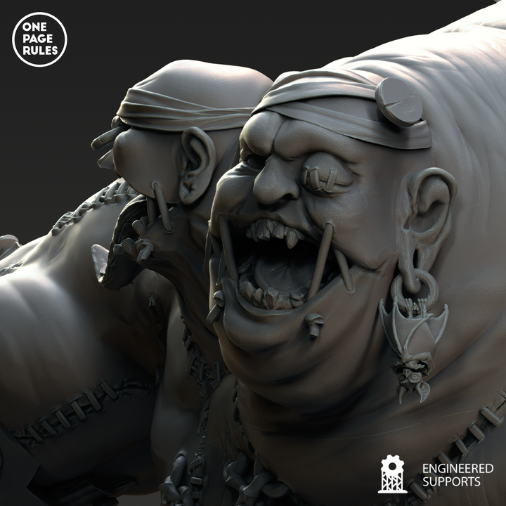 3D Printable Butcher Titan - Vampiric Undead by One Page Rules